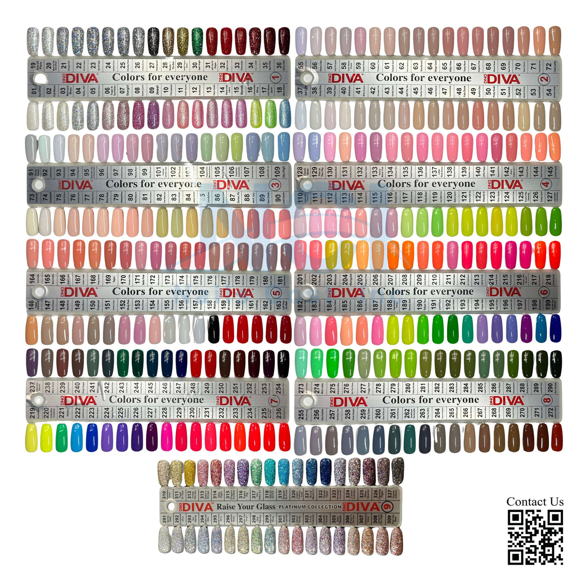 DND Diva Sample Tips 000 — Nails Cost, Inc.