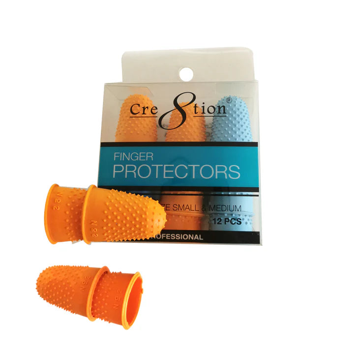 Cre8tion Finger Protectors Assorted Size Small & Medium (Pk: 12 pcs/bo ...