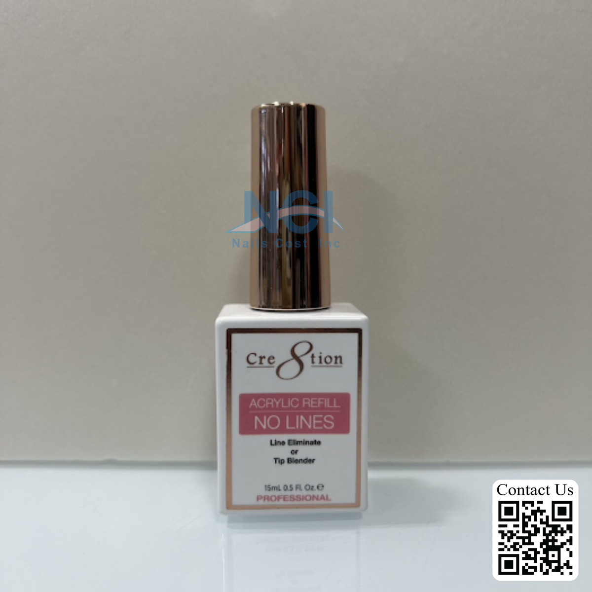 Cre8tion Acrylic Refill, NO LINES, 0.5oz — Nails Cost, Inc.